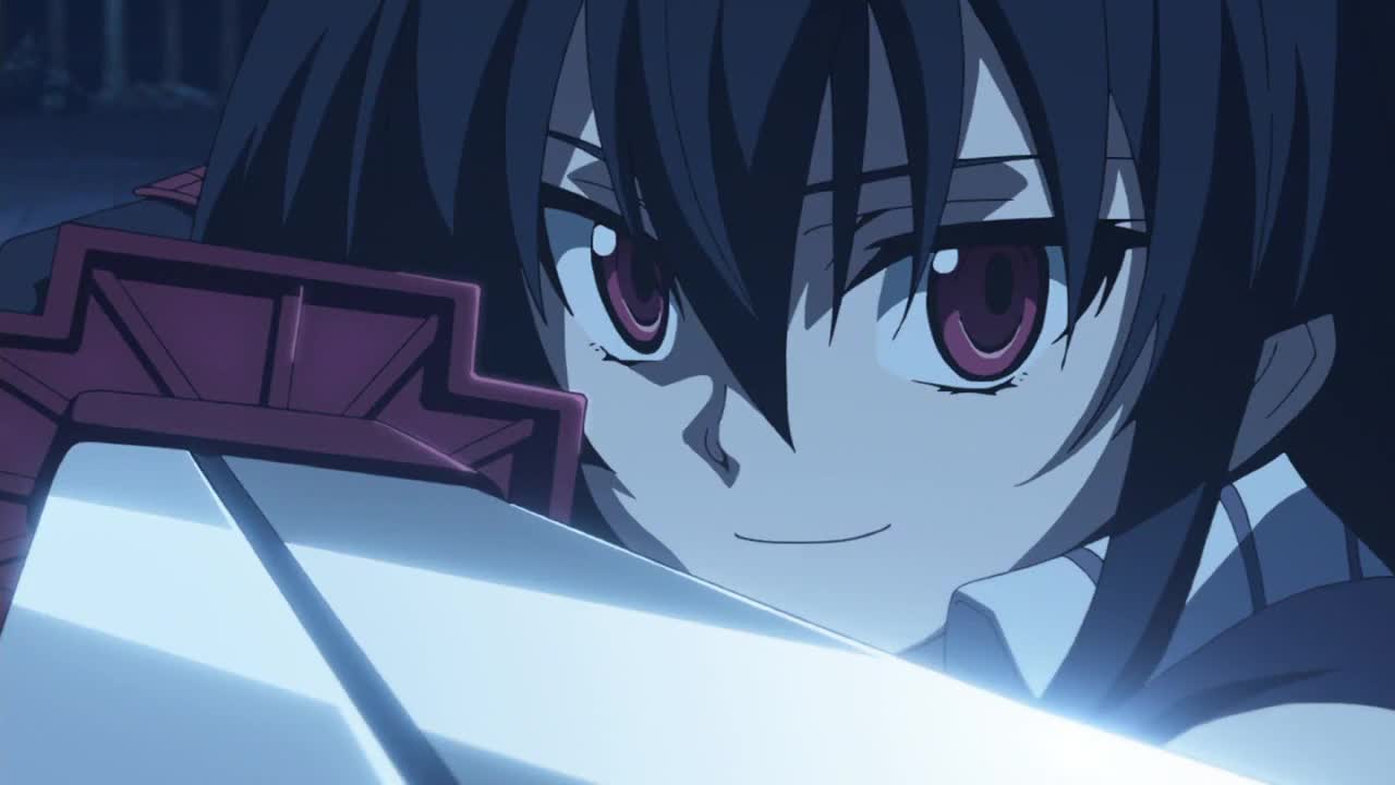 Akame Akame Ga Kill Akame Ga Kill Screencap 10s 1girl Black