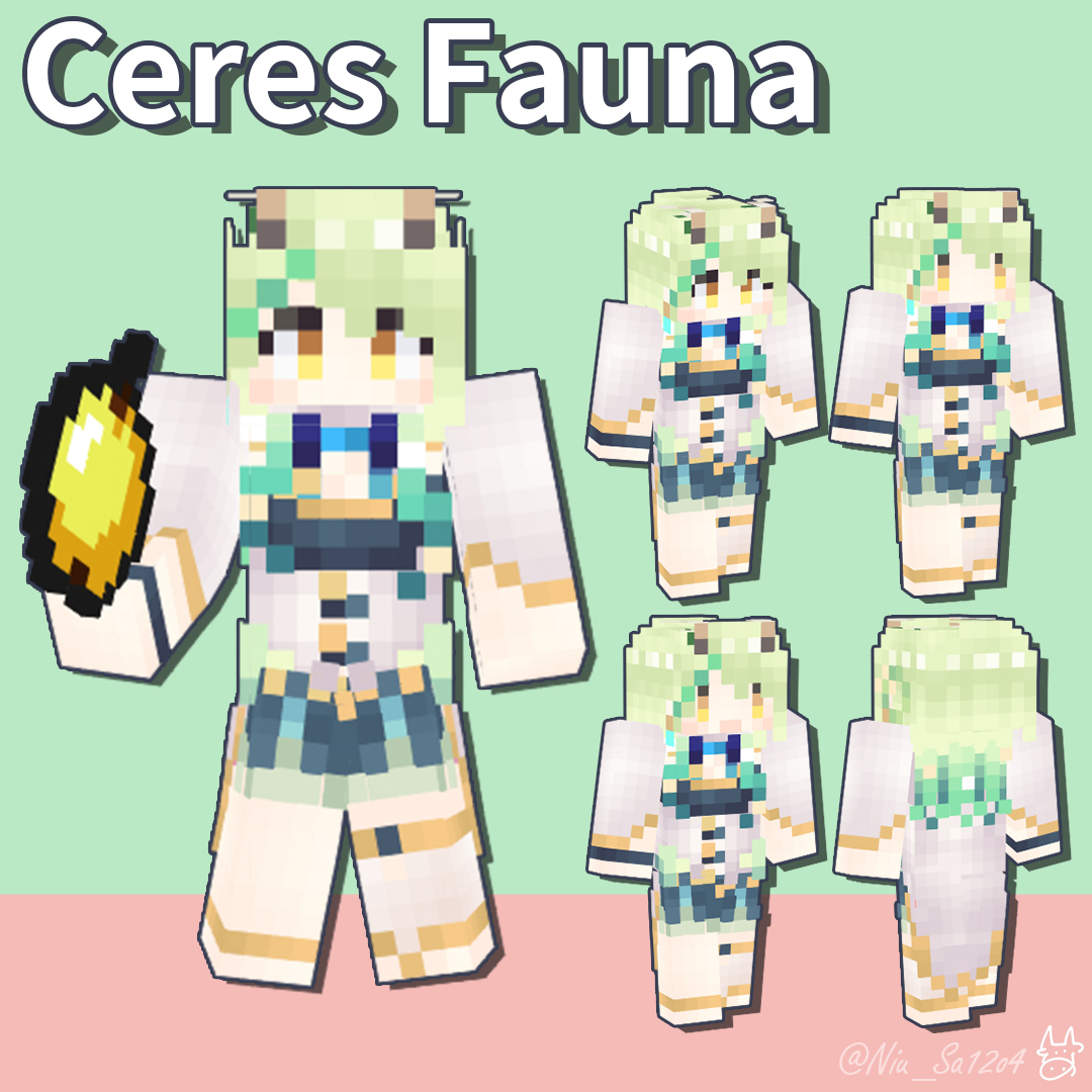 Minecraft Skin 】Hololive EN Council 理事會皮膚 - oaoa00b06的創作 - 巴哈姆特