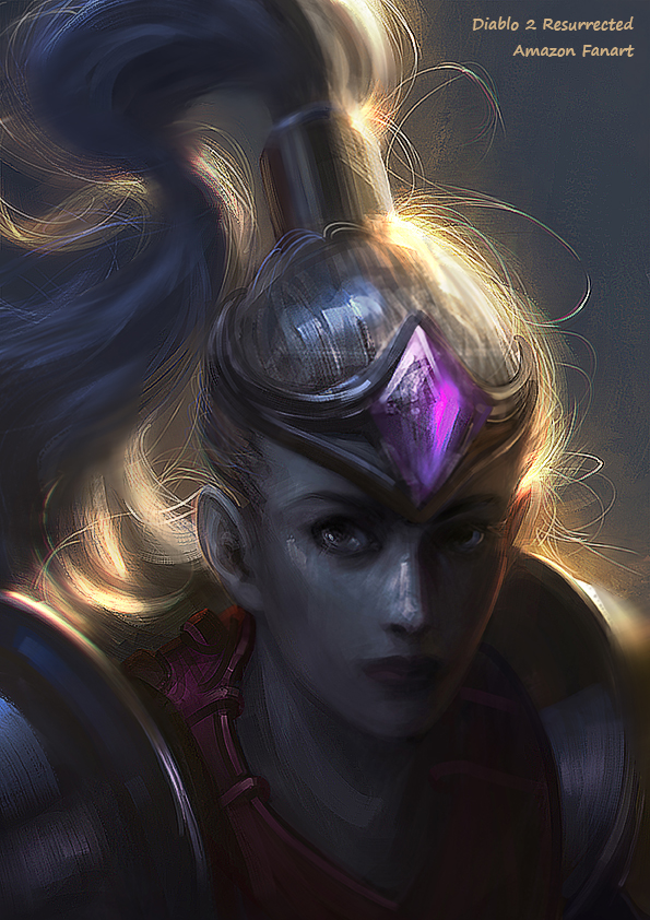 Diablo II Resurrected Amazon fanart - zensince2020的創作 - 巴哈姆特