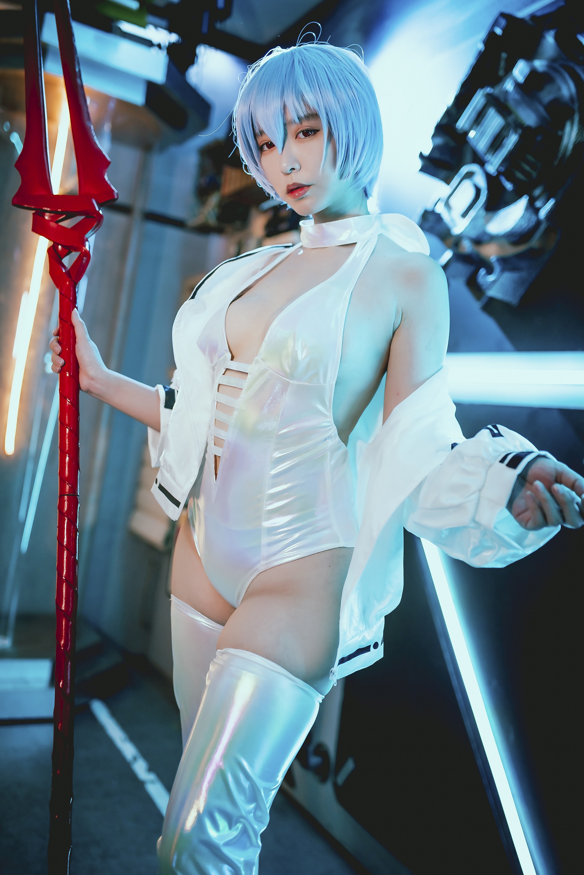 EVA 綾波零 泳裝cosplay (｡ ∀ ｡) - smp030的創作 - 巴哈姆特