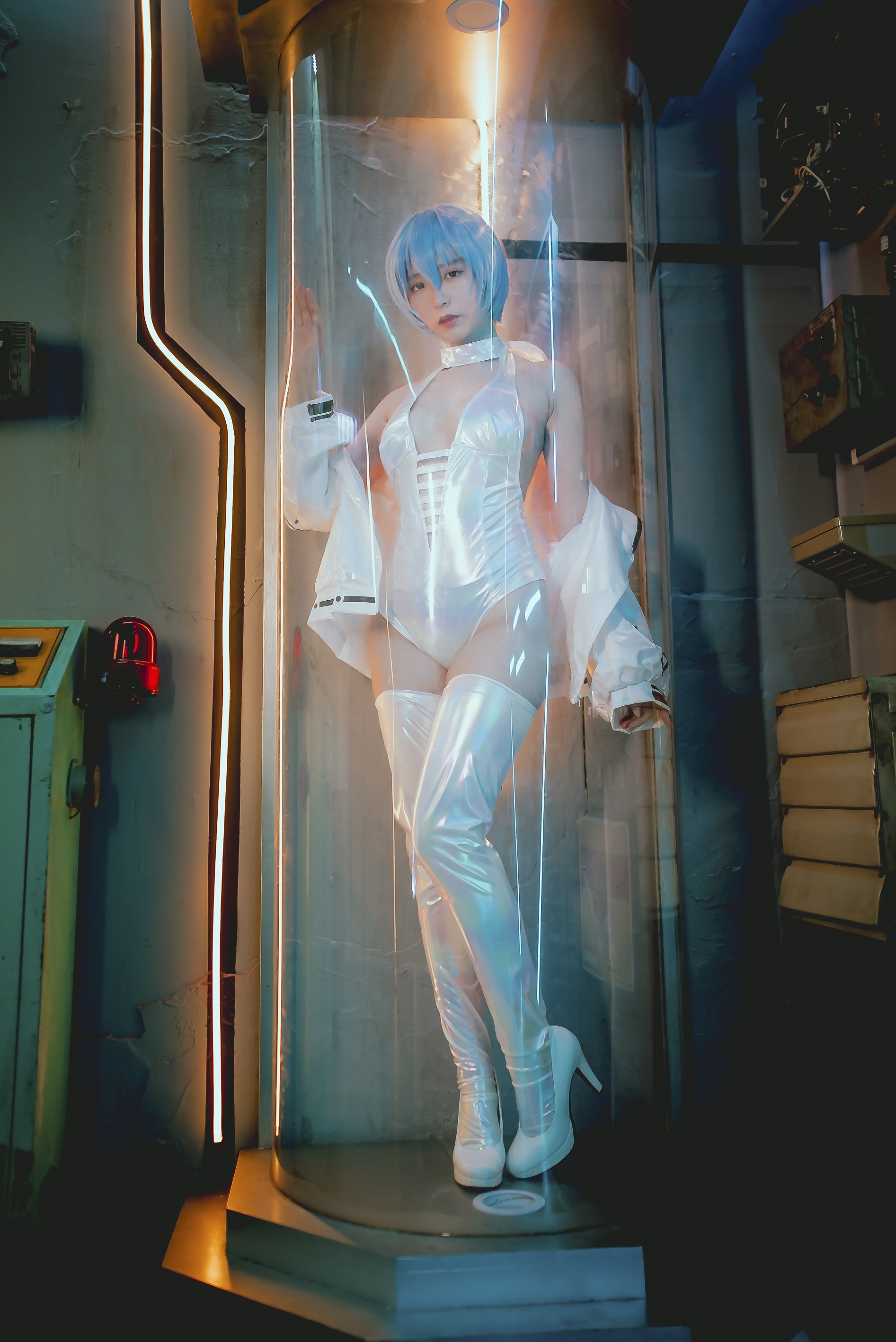 EVA 綾波零 泳裝cosplay (｡ ∀ ｡) - smp030的創作 - 巴哈姆特