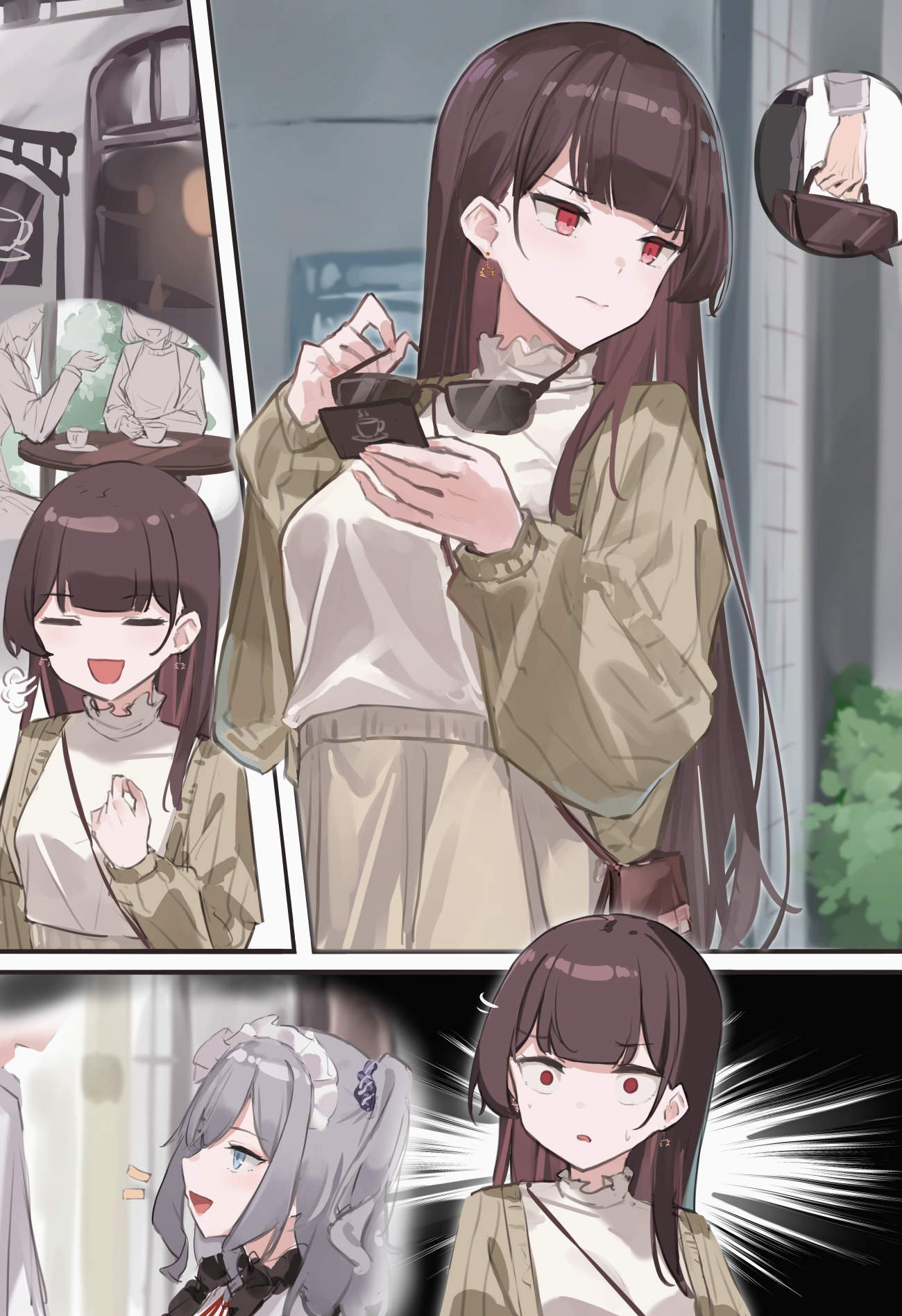 【7gao】 今天主人不在家#22 「只是個普通的咖啡廳而已嘛…」 - dk7842510的創作 - 巴哈姆特