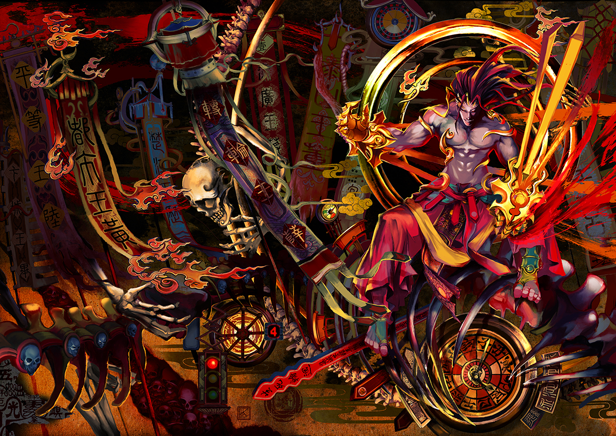 [達人專欄] 閻羅相：地獄諸殿諸神 - paparaya的創作 - 巴哈姆特