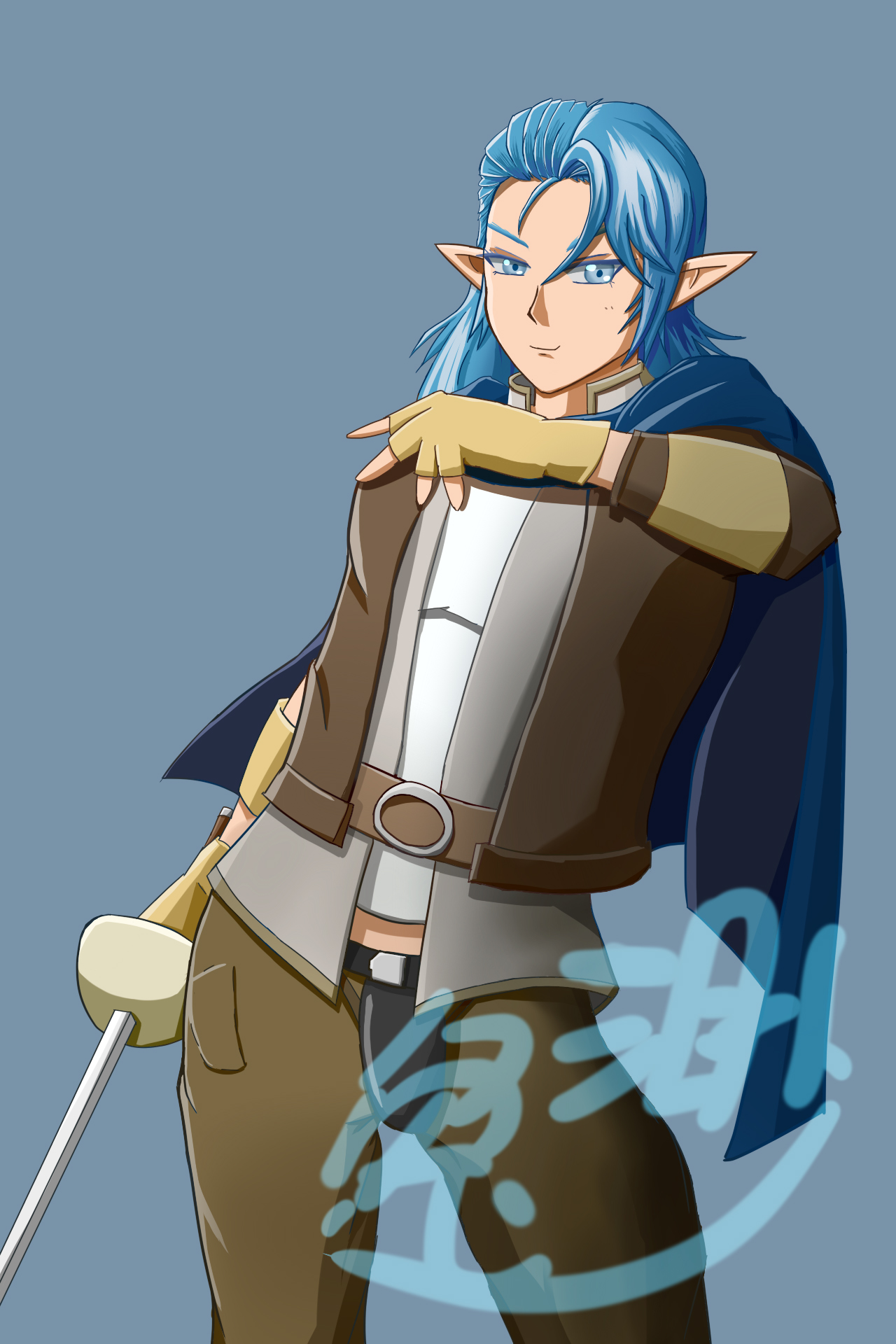 RPG"Project Pure Fantasy"，主角繪製：精靈男性 - duedanny27的創作 - 巴哈姆特