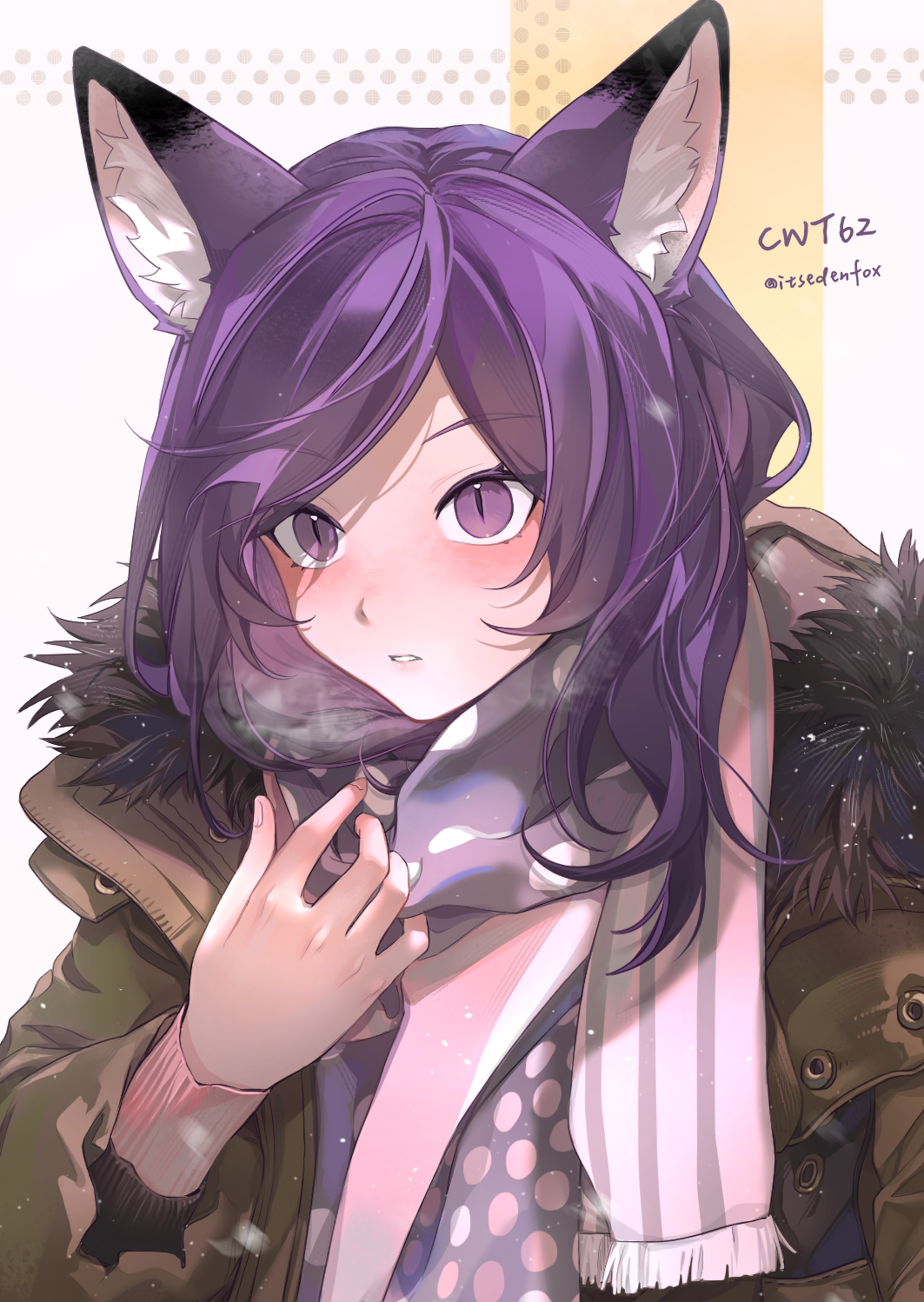 天氣給繪型穿暖一點/ CWT62認親卡 - edenfox1225的創作 - 巴哈姆特