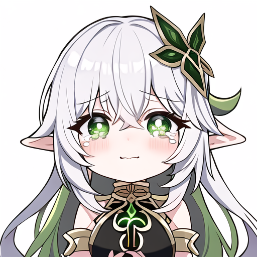 AI繪圖 原神 納西妲 Q版表情包 - max306606的創作 - 巴哈姆特