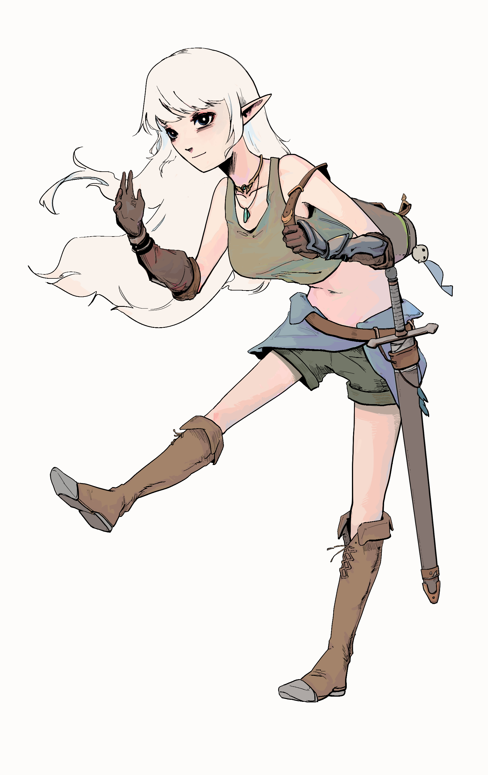 [達人專欄] 【交換繪】精靈冒險者 - leo1128的創作 - 巴哈姆特