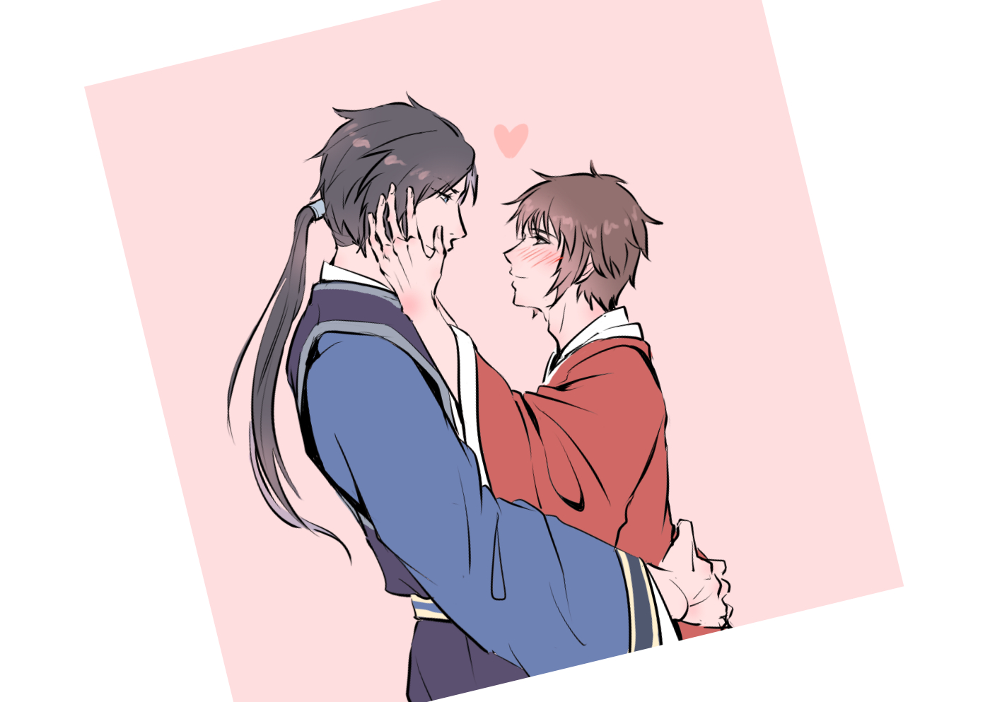 【真三BL】[丕遜]情人節賀圖 - claire0416的創作 - 巴哈姆特