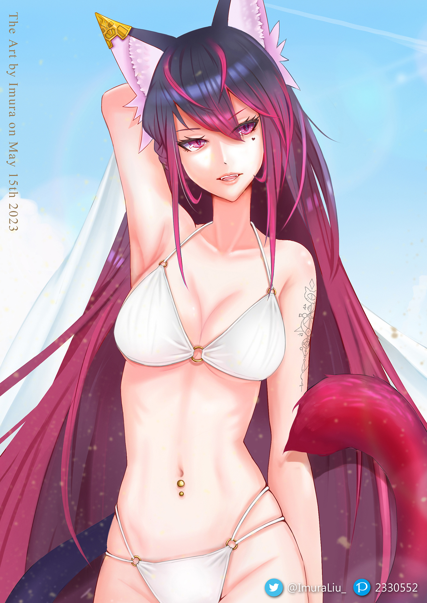 【台灣Vtuber】【夜見愛夢】水着 - imx192026的創作 - 巴哈姆特