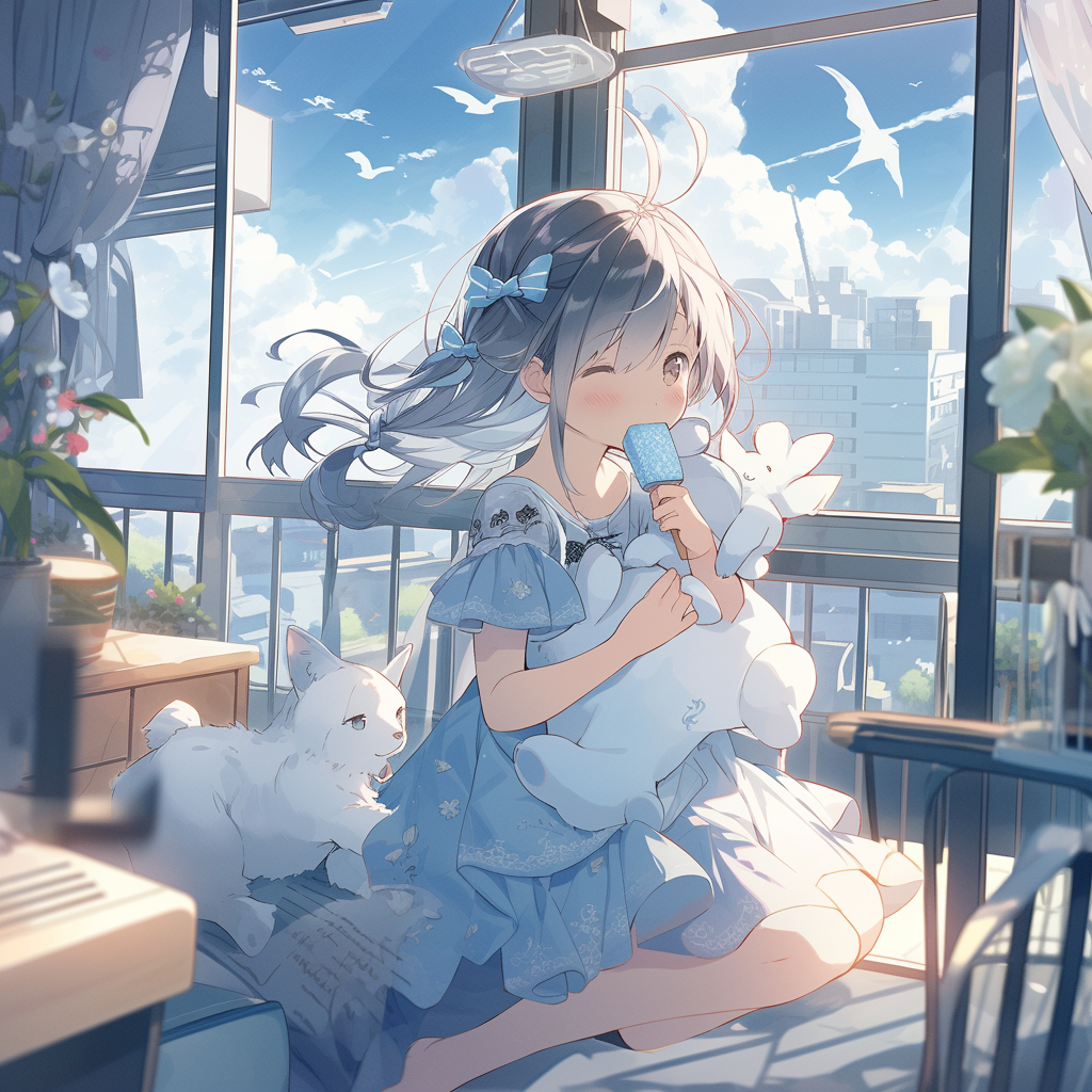 [AI] 炎炎夏日正好眠 - niravaabhas的創作 - 巴哈姆特