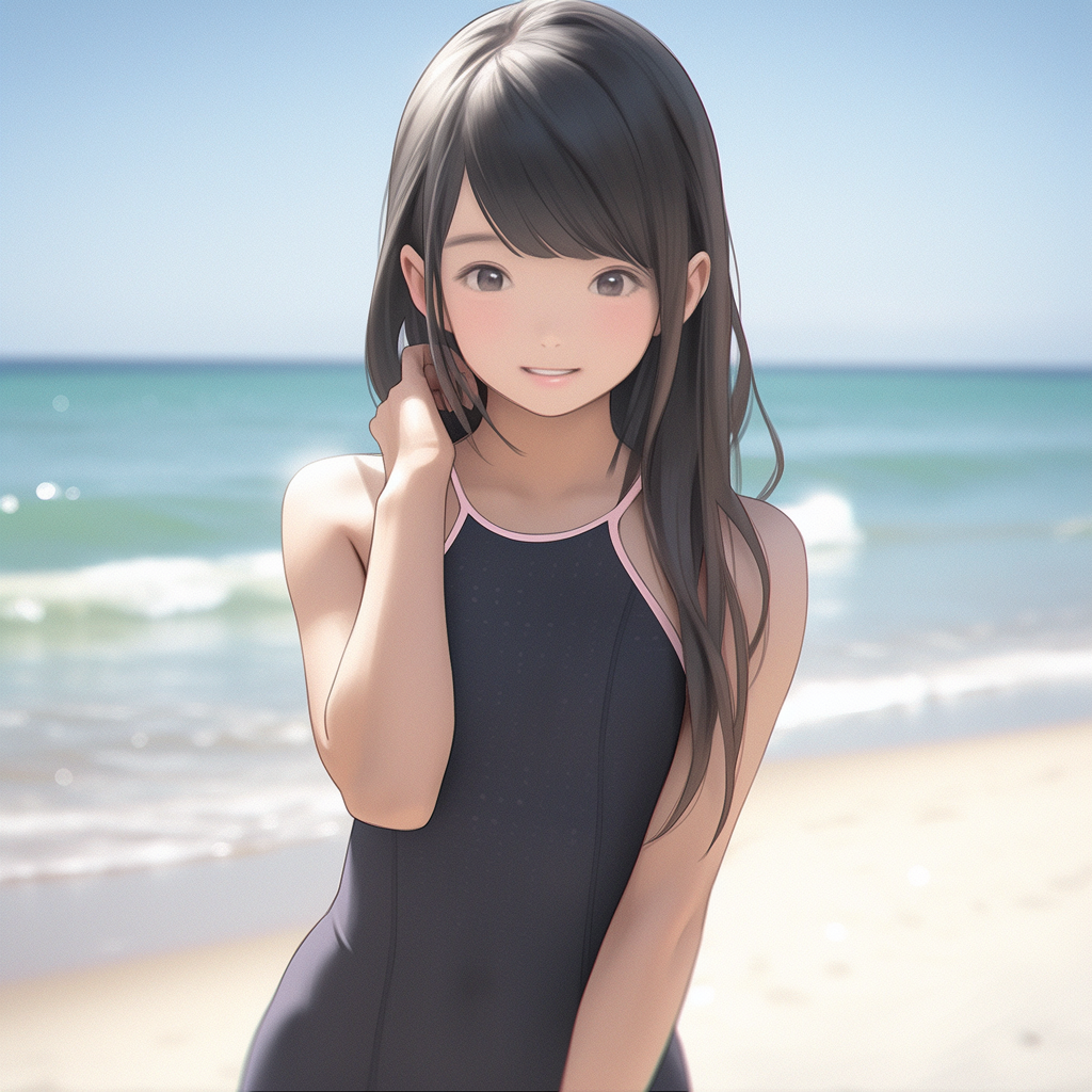 [AI] 泳裝X海邊 - niravaabhas的創作 - 巴哈姆特