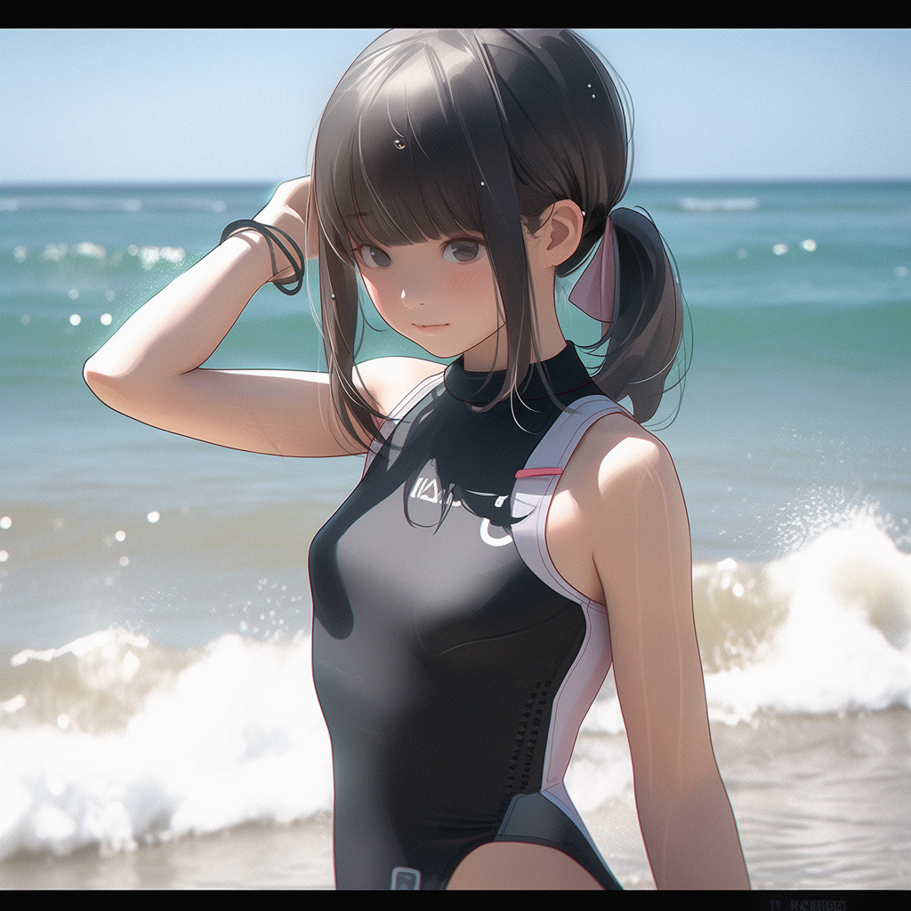 [AI] 泳裝X海邊 - niravaabhas的創作 - 巴哈姆特