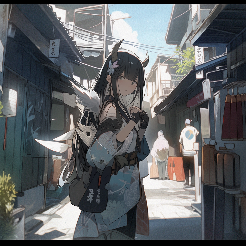 [AI] 街景X少女 - niravaabhas的創作 - 巴哈姆特