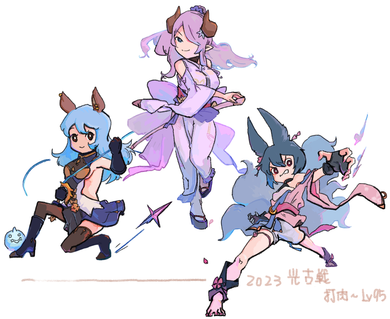 [達人專欄] 【碧蘭幻想】2023光古戰紀念 Q版6角色 - leo1128的創作 - 巴哈姆特