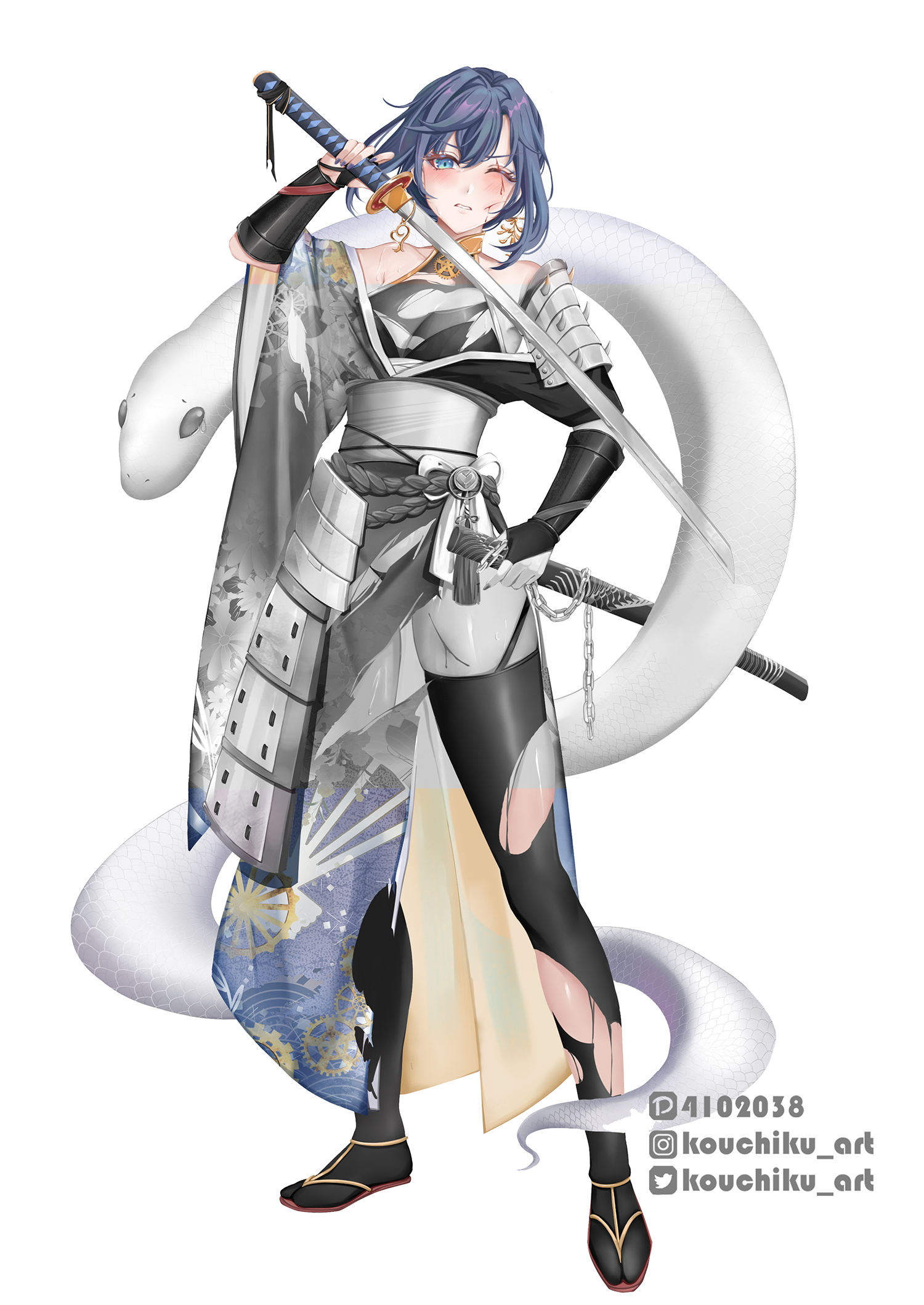 [達人專欄] 【FF41】本子圖透8/靈蛇居合武士Kronii - slower8304的創作 - 巴哈姆特