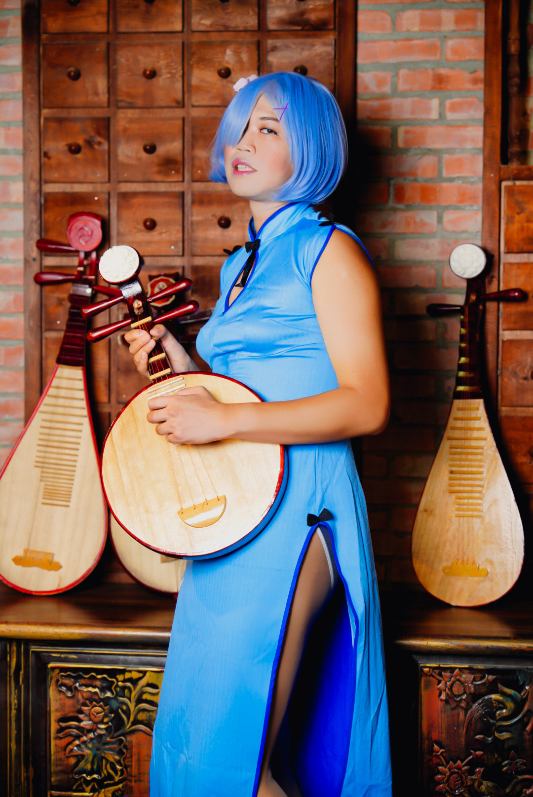 雷姆旗袍-格林奇幻森林棚拍（阿聖拍攝） - ben79823的創作 - 巴哈姆特