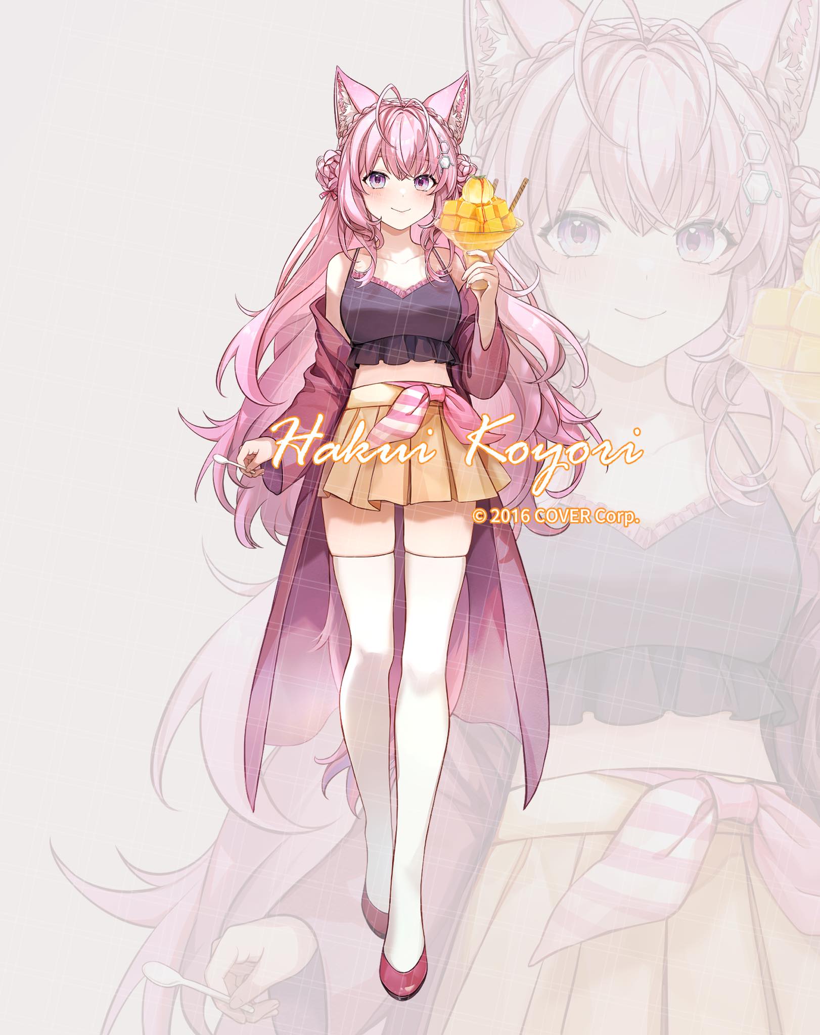 hololive六期生 X FanFans餐廳聯名立繪 - edenfox1225的創作 - 巴哈姆特