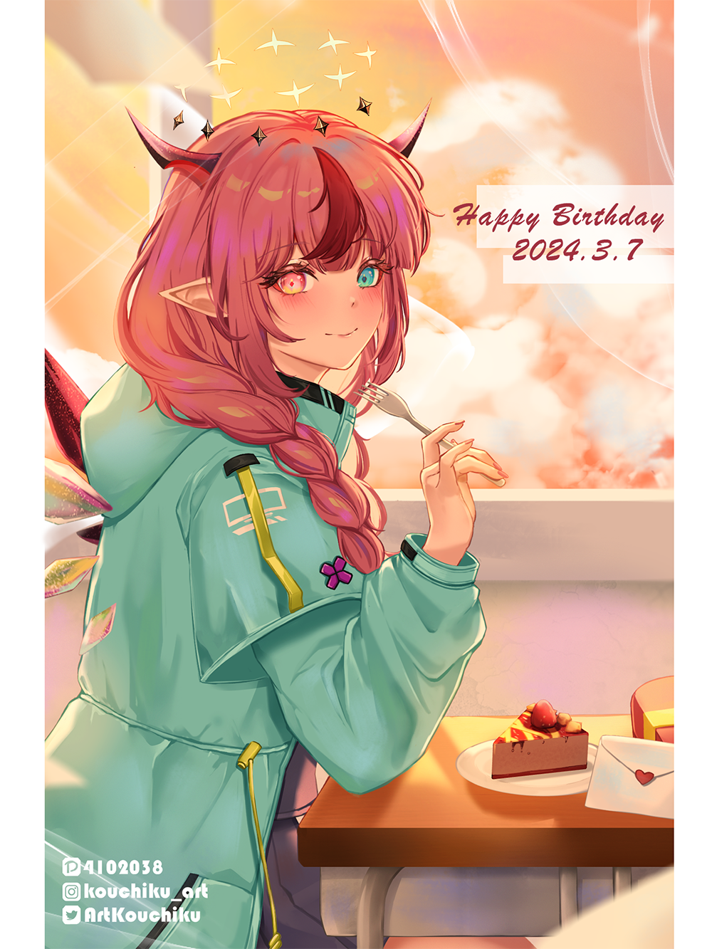 [達人專欄] ホロライブ/Happy Birthday IRyS! - slower8304的創作 - 巴哈姆特