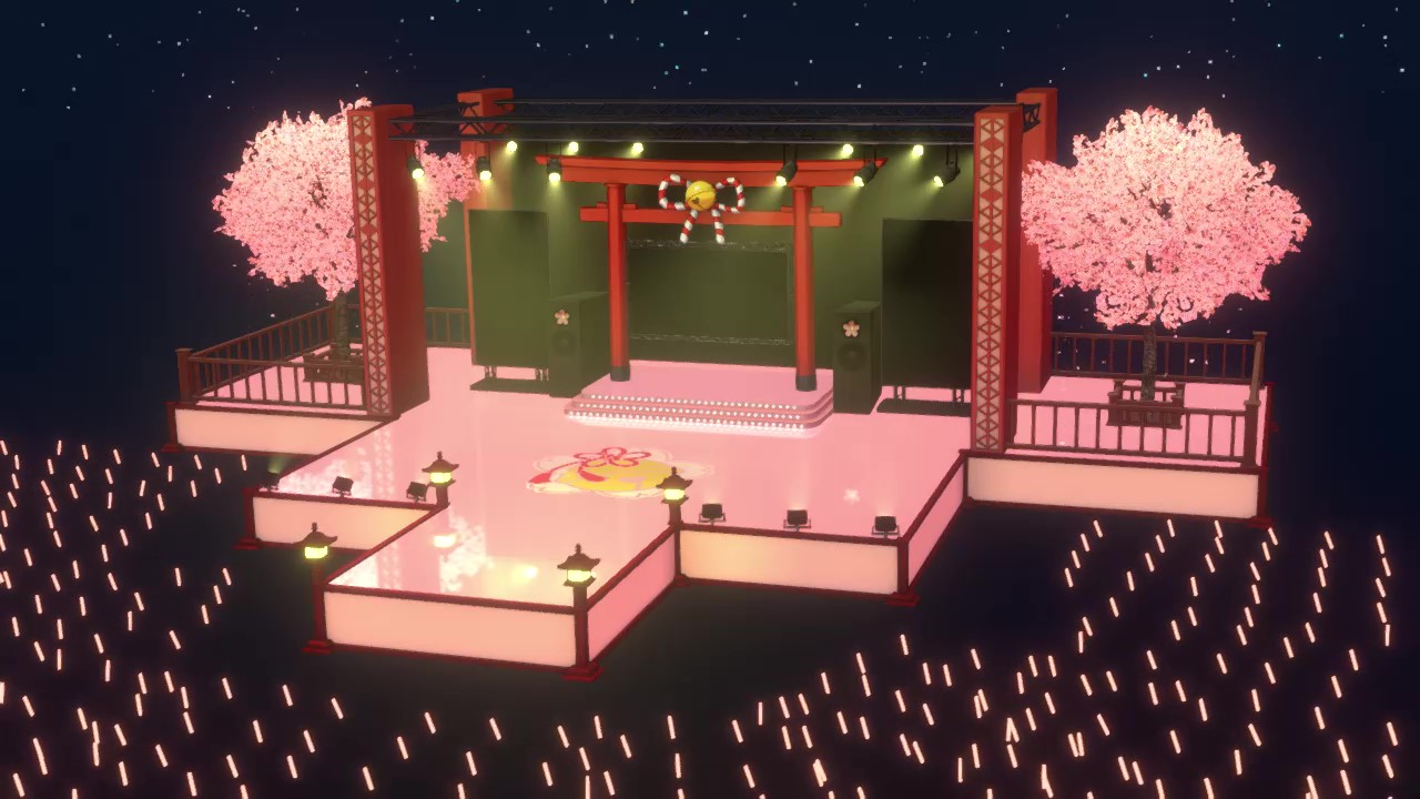 [達人專欄] 擔當了御神楽すずめ的3D化 與3D披露目專用舞台設計 - q560q560q的創作 - 巴哈姆特