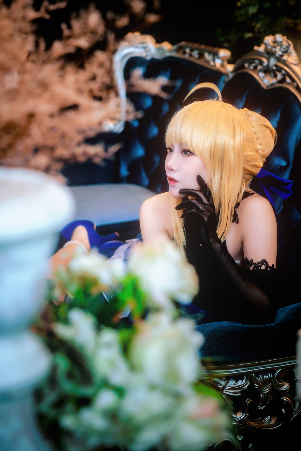 藍色禮服( •ᴗ• ) - r0429ydy的創作 - 巴哈姆特