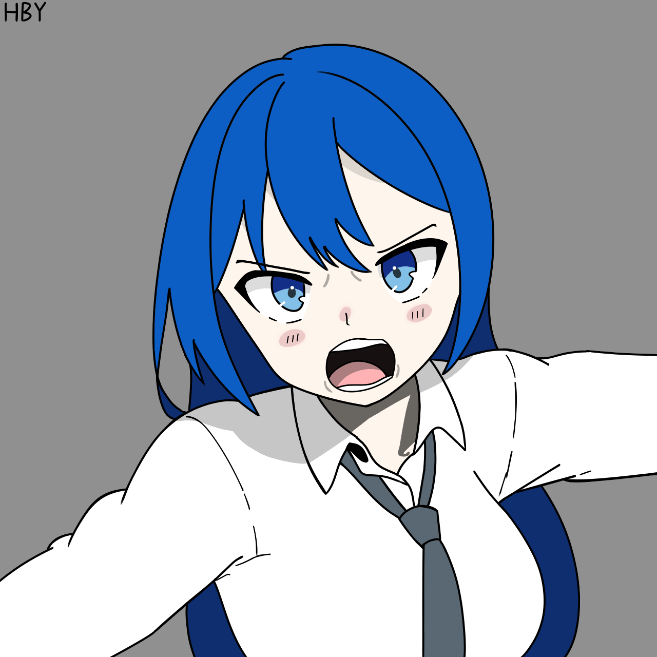 不爽的女孩 - as32578600的創作 - 巴哈姆特