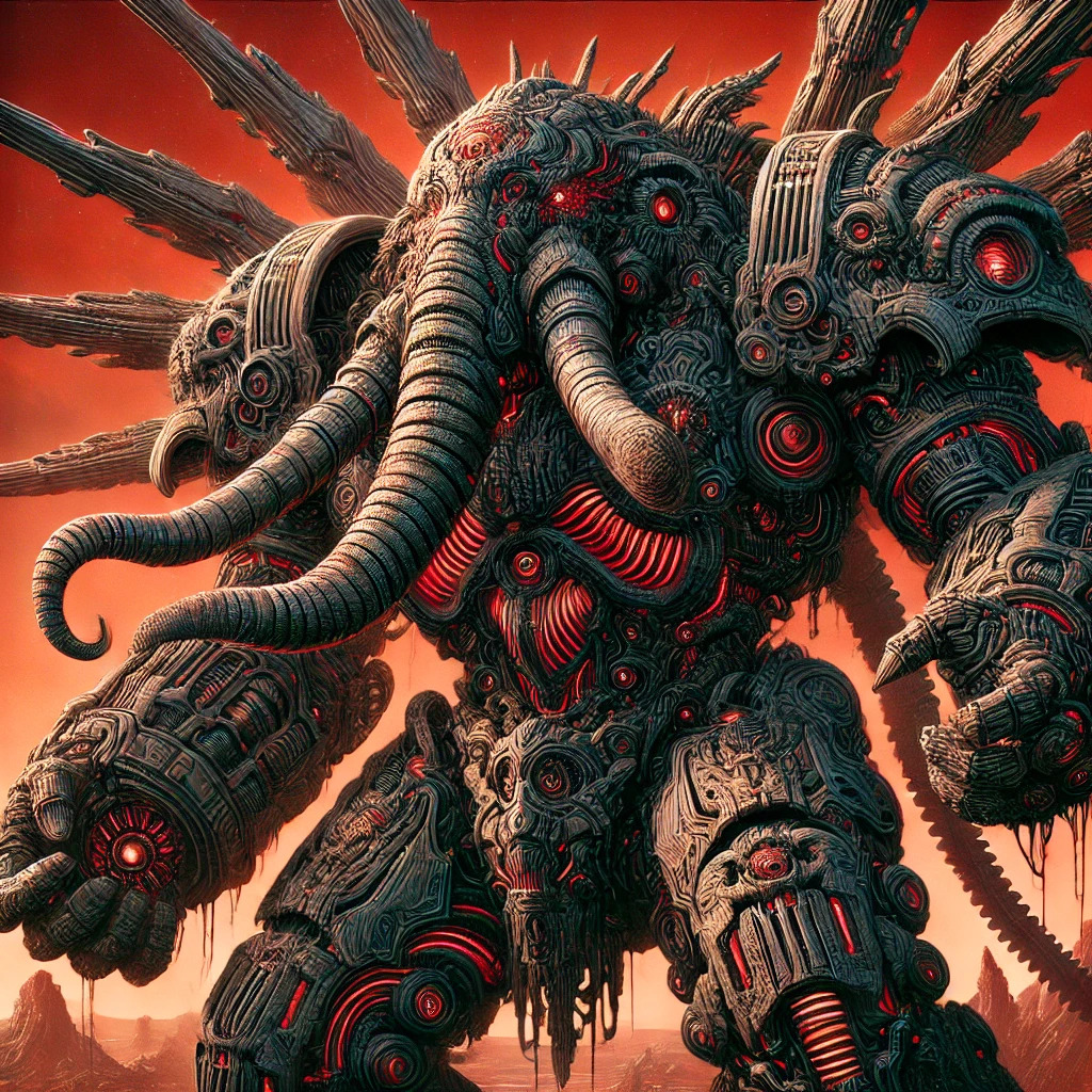用AI參考克蘇魯神話設計巨大機甲 - creamcoffee的創作 - 巴哈姆特