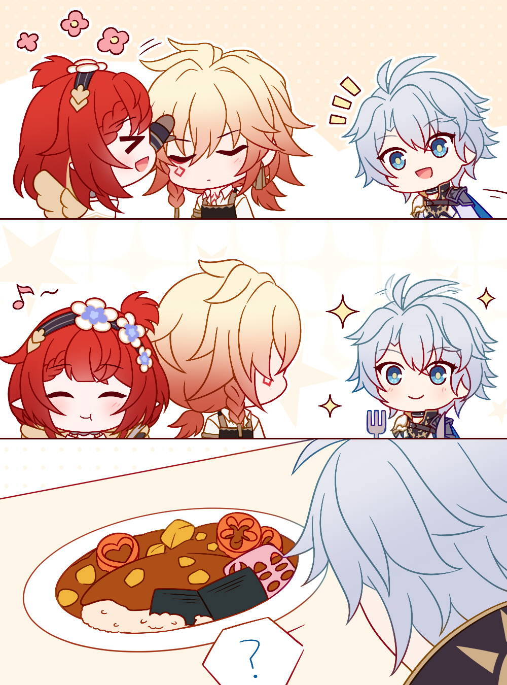 【崩壞：星穹鐵道】新嘗試&差別待遇(? 緹寶&萬敵&白厄 (簡易繪圖過程付) - c61306130的創作 - 巴哈姆特