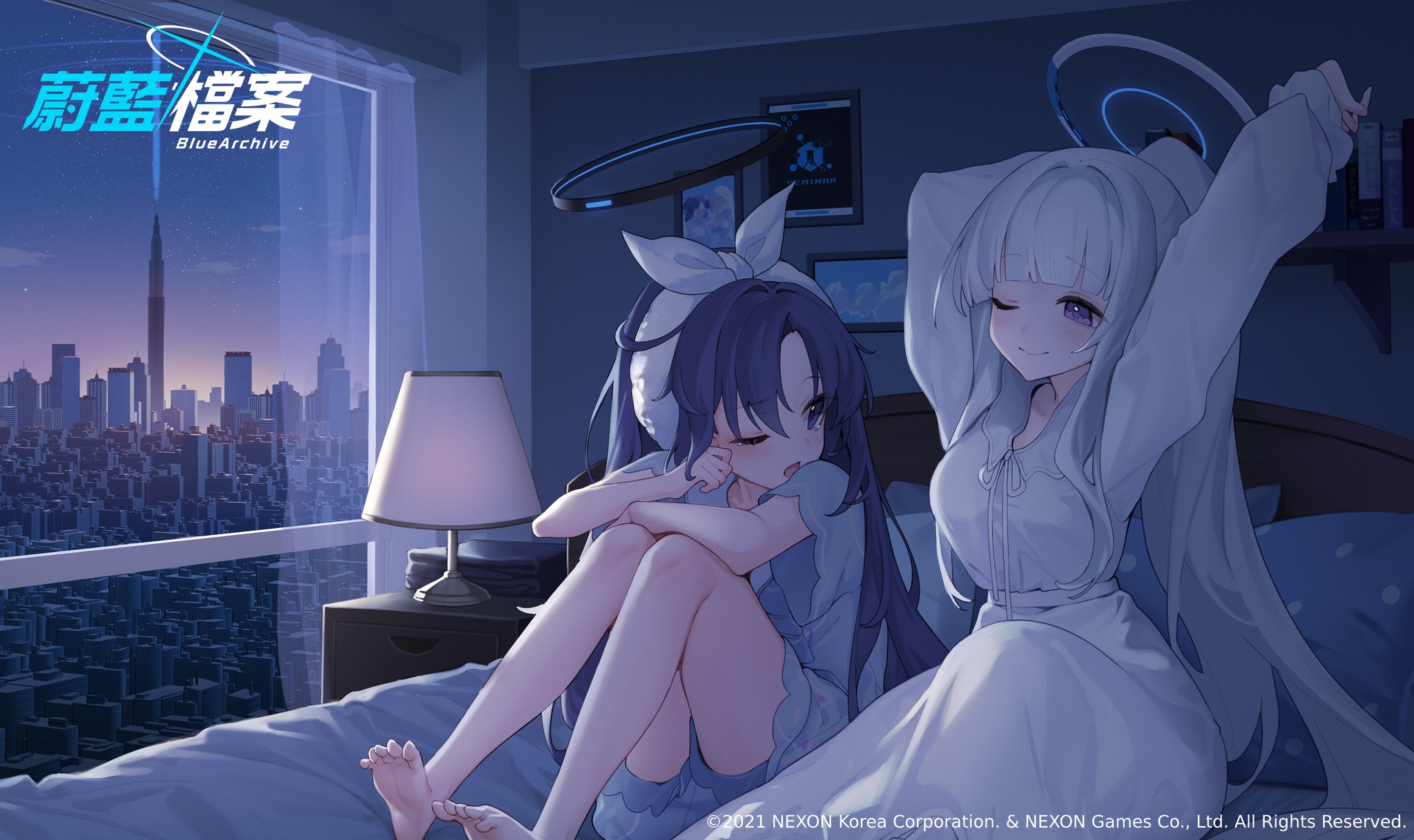 [達人專欄] 【繪圖】睡衣優香＆乃愛 - onina70的創作 - 巴哈姆特