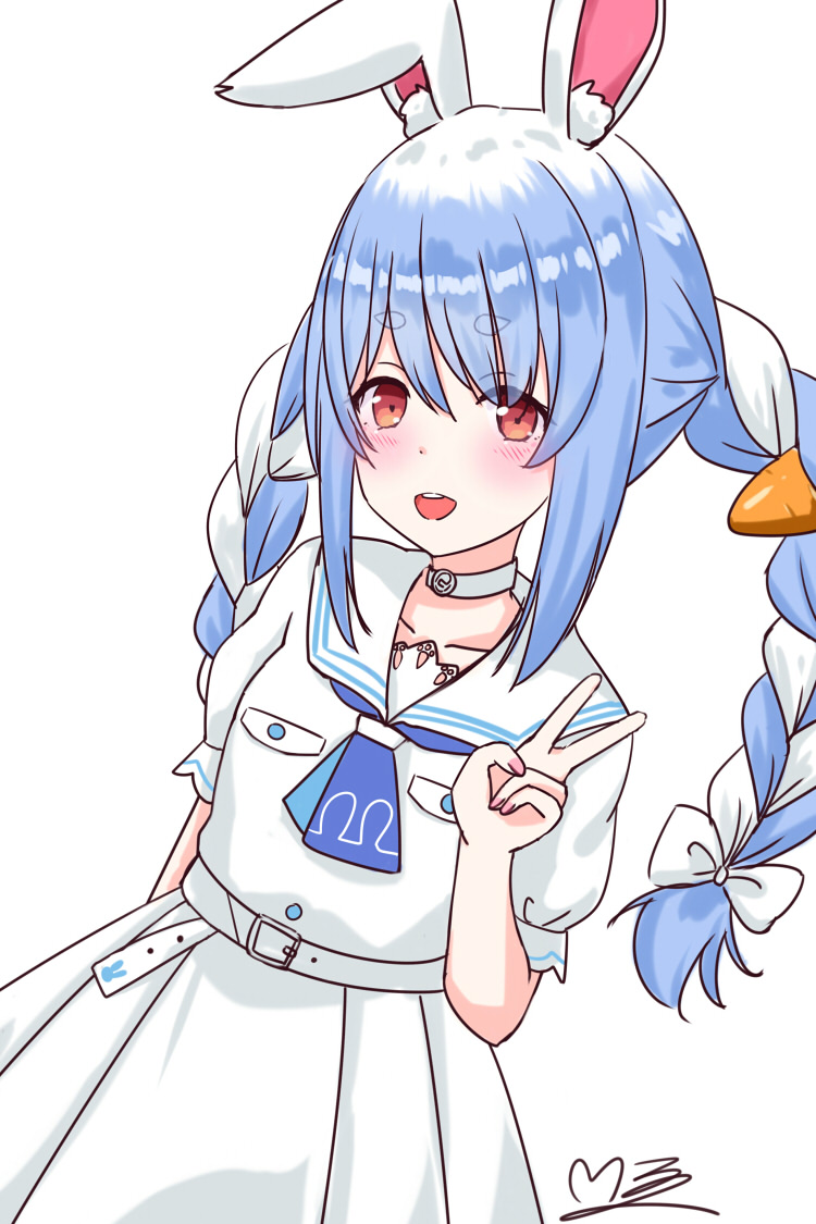 兔兔PEKO水手服洋裝w - maxft2的創作 - 巴哈姆特