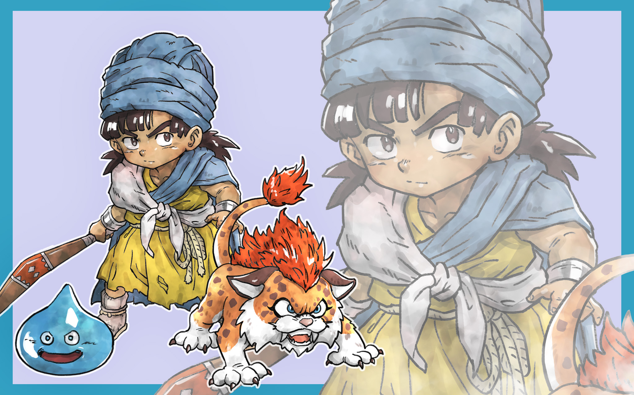 日常練習繪~DQV...彩搞練習03 殺人豹 - laintes的創作 - 巴哈姆特