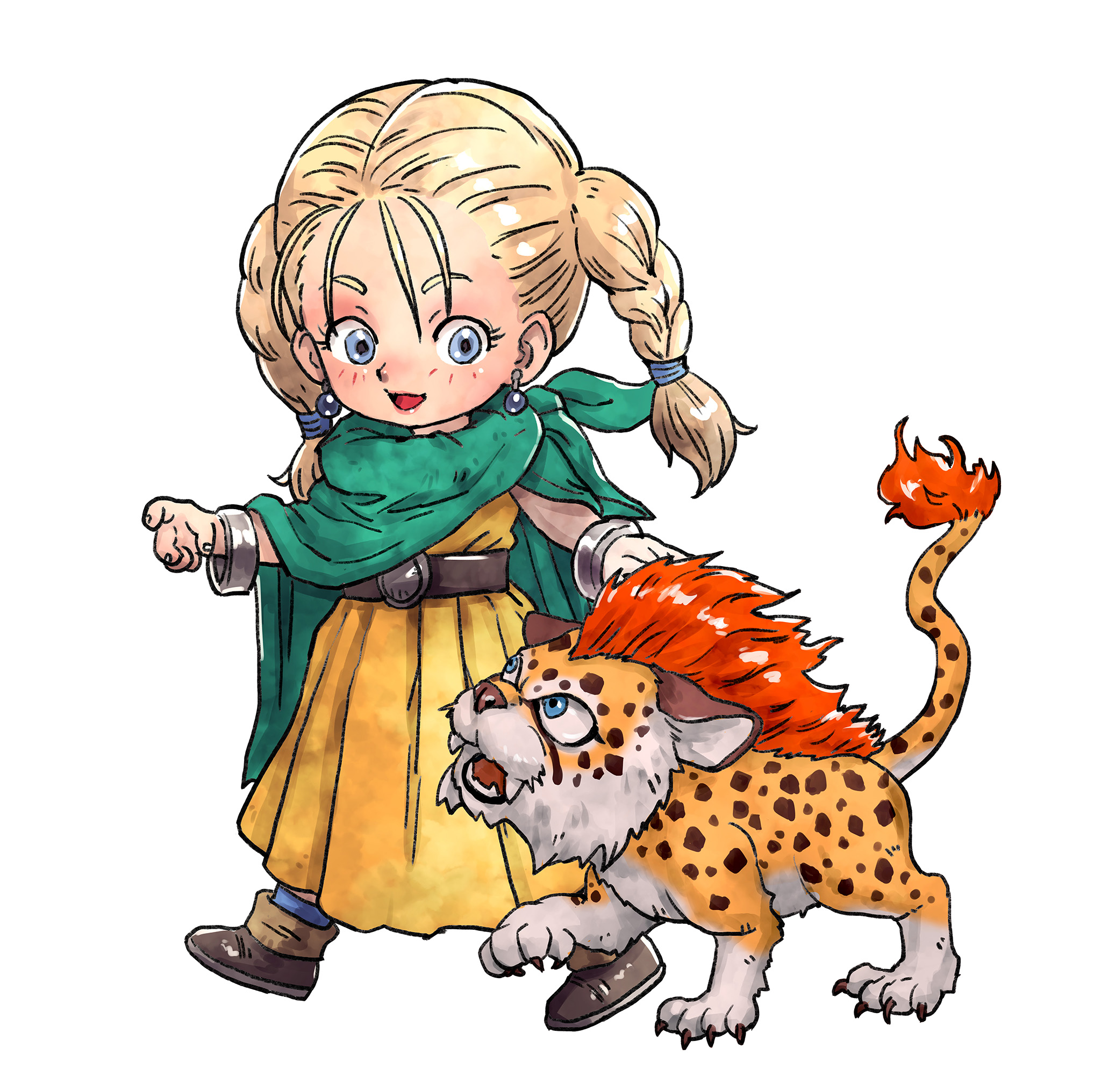 [達人專欄] 日常練習繪~DQV...彩搞練習04 - laintes的創作 - 巴哈姆特