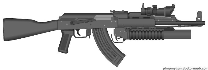 CS槍類創作圖[CV47.60R]跟[VC47.M203] - karta210448的創作 - 巴哈姆特