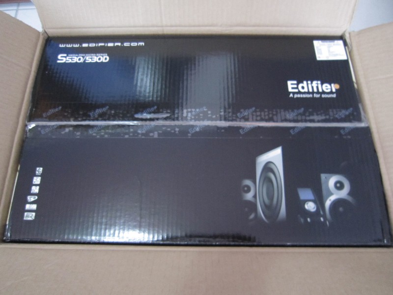 [2010/8/2 開箱記錄] Edifier S530D 2.1聲道 喇叭 - yes75521的創作 - 巴哈姆特