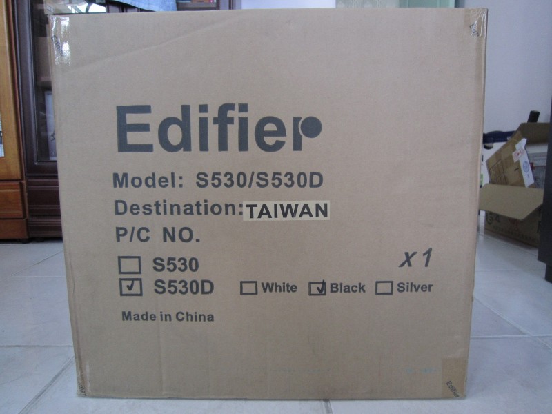 [2010/8/2 開箱記錄] Edifier S530D 2.1聲道 喇叭 - yes75521的創作 - 巴哈姆特