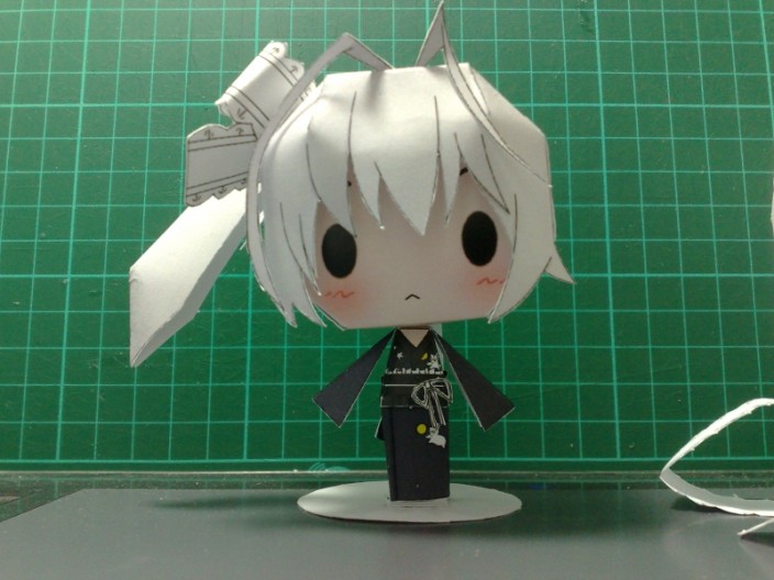 [紙模型]浴衣版大頭穹 (聖誕禮物？) - MAINAMI的創作 - 巴哈姆特