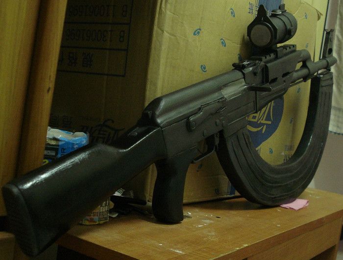 自製步槍 黑AK 60R - mg320000的創作 - 巴哈姆特
