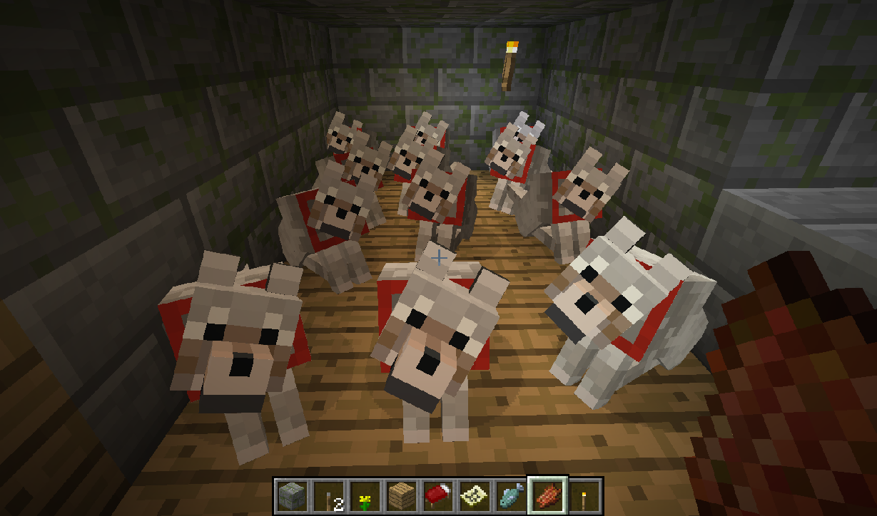 【心得】(新手)可愛的一群狗狗! @Minecraft 我的世界（當個創世神） 哈啦板 - 巴哈姆特