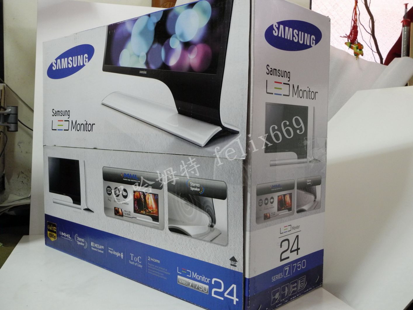 SAMSUNG S24B750V 螢幕開箱文 - felix669的創作 - 巴哈姆特