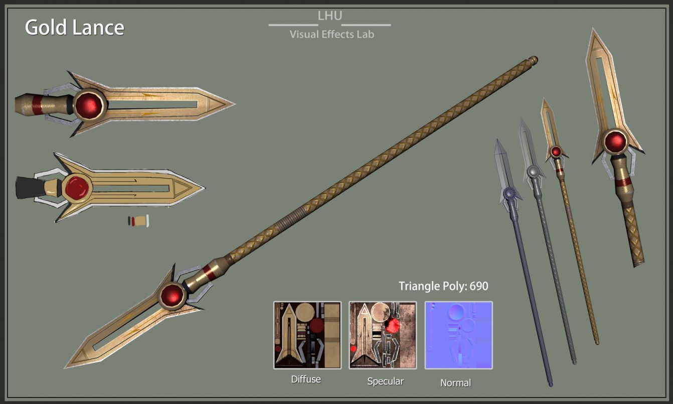 遊戲3D Gold Lance - bgbg108555的創作 - 巴哈姆特