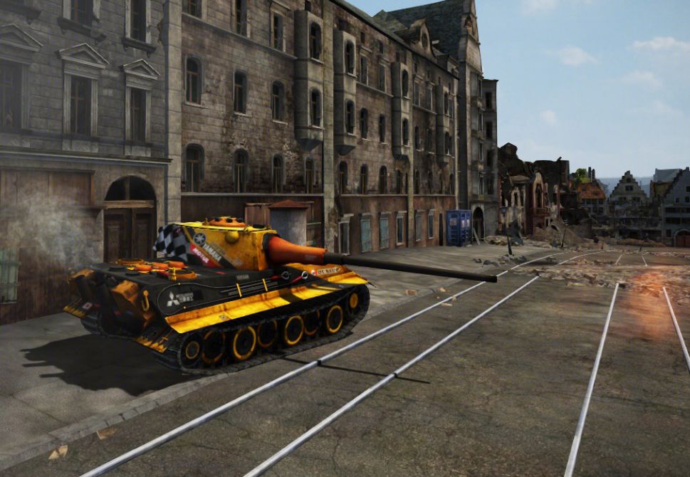 Wot E50 Skin 修改德國E50 賽車版貼圖 - tila2109的創作 - 巴哈姆特