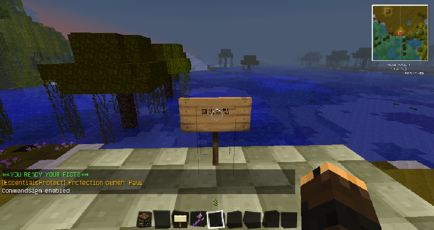 【情報】[插件]更直觀互動系統，點選牌子自動完成指令，Command Signs! @Minecraft 我的世界（當個創世神） 哈啦板 - 巴哈姆特