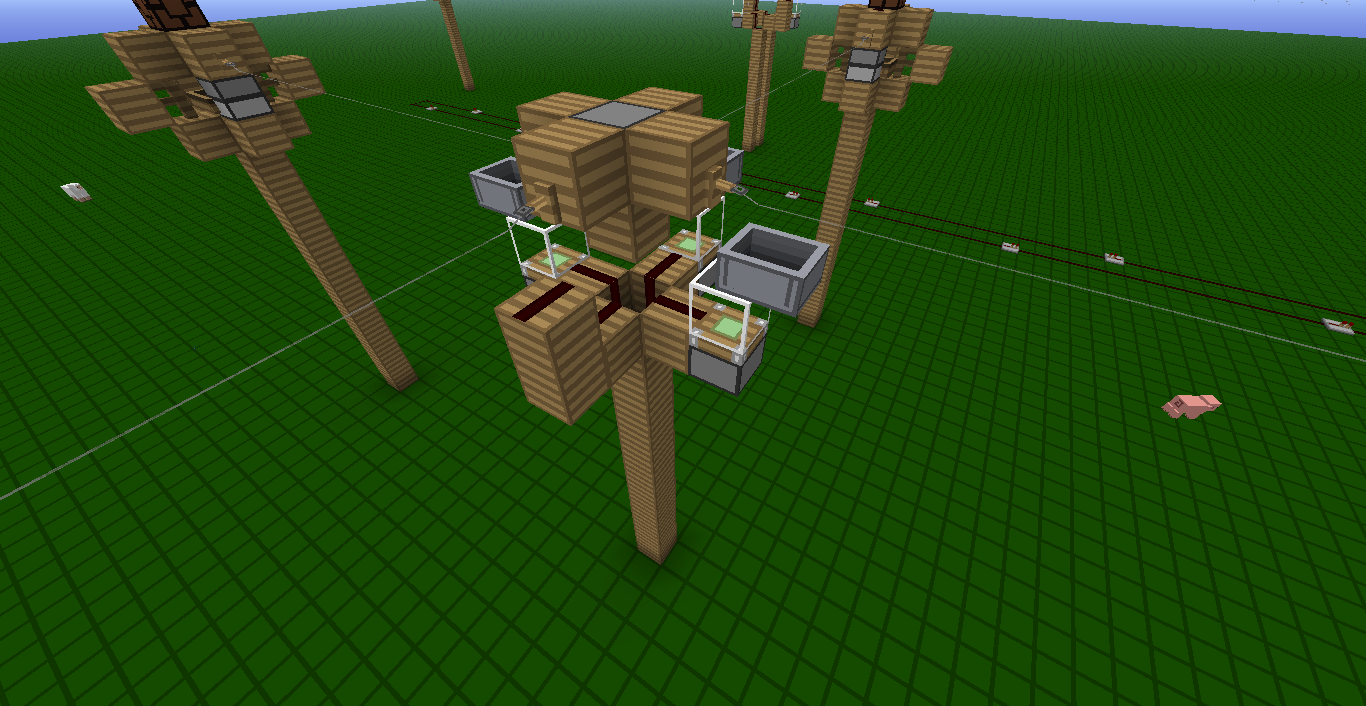 【密技】高速電線杆，造型簡單，傳輸45m只需0.03s @Minecraft 我的世界（當個創世神） 哈啦板 - 巴哈姆特