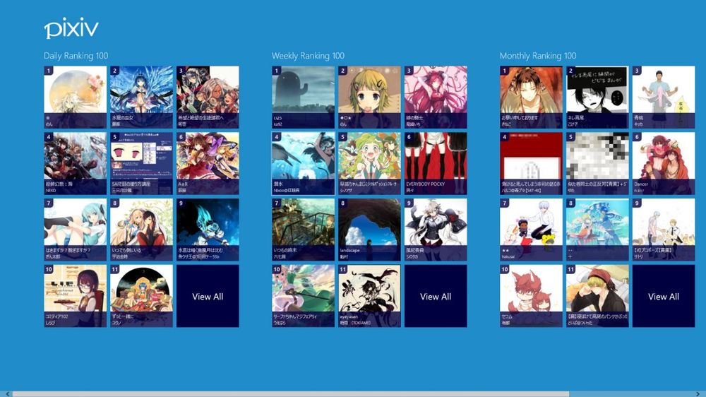 Pixiv For Win8 APP - hokage9th的創作 - 巴哈姆特
