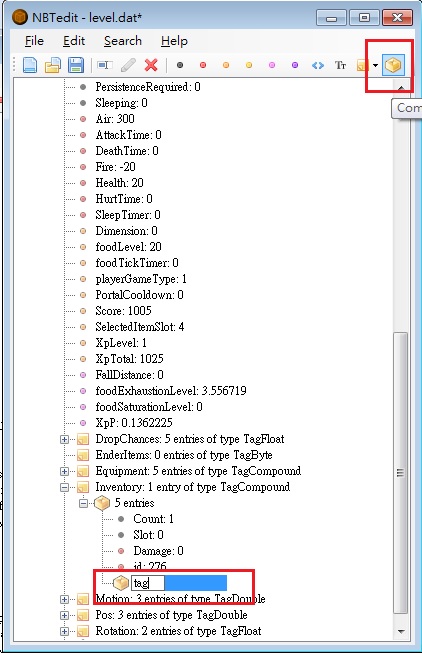 使用 NBTEdit 修改物品名稱和介紹(廣告) @Minecraft 我的世界（當個創世神） 精華區 - 巴哈姆特