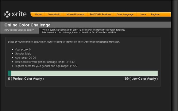 Online Color Challenge 測試你的顏色識別能力 - sky724359的創作 - 巴哈姆特