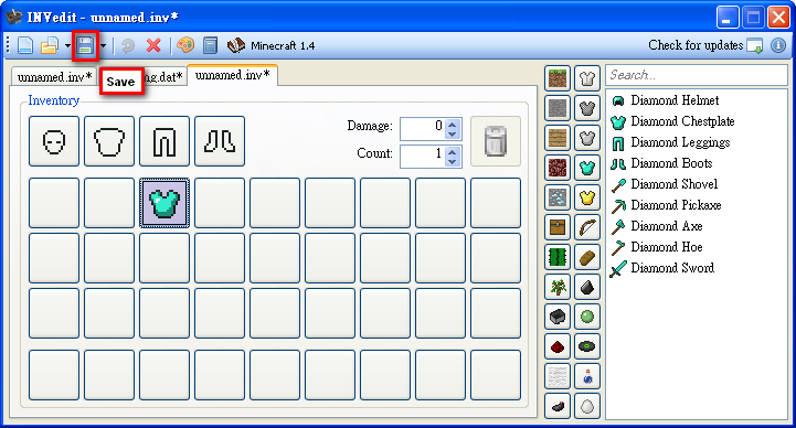 【情報sean】 INVedit-教你輕鬆更改物品資訊,附魔,書內容!!! @Minecraft 我的世界（當個創世神） 哈啦板 - 巴哈姆特