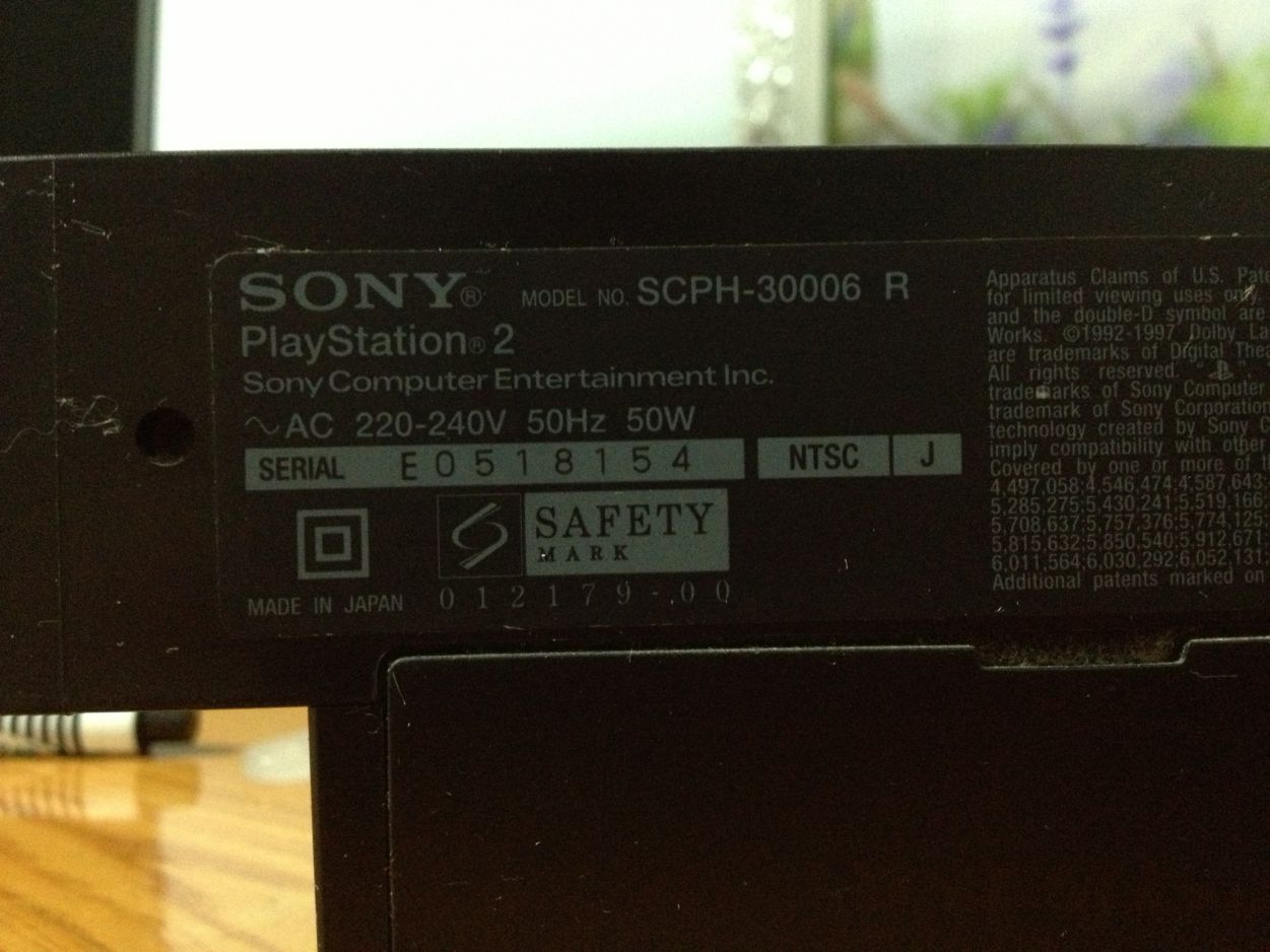 【問題】想請教一下PS2 電壓的問題 !!! @PS2 / PlayStation2 哈啦板 - 巴哈姆特