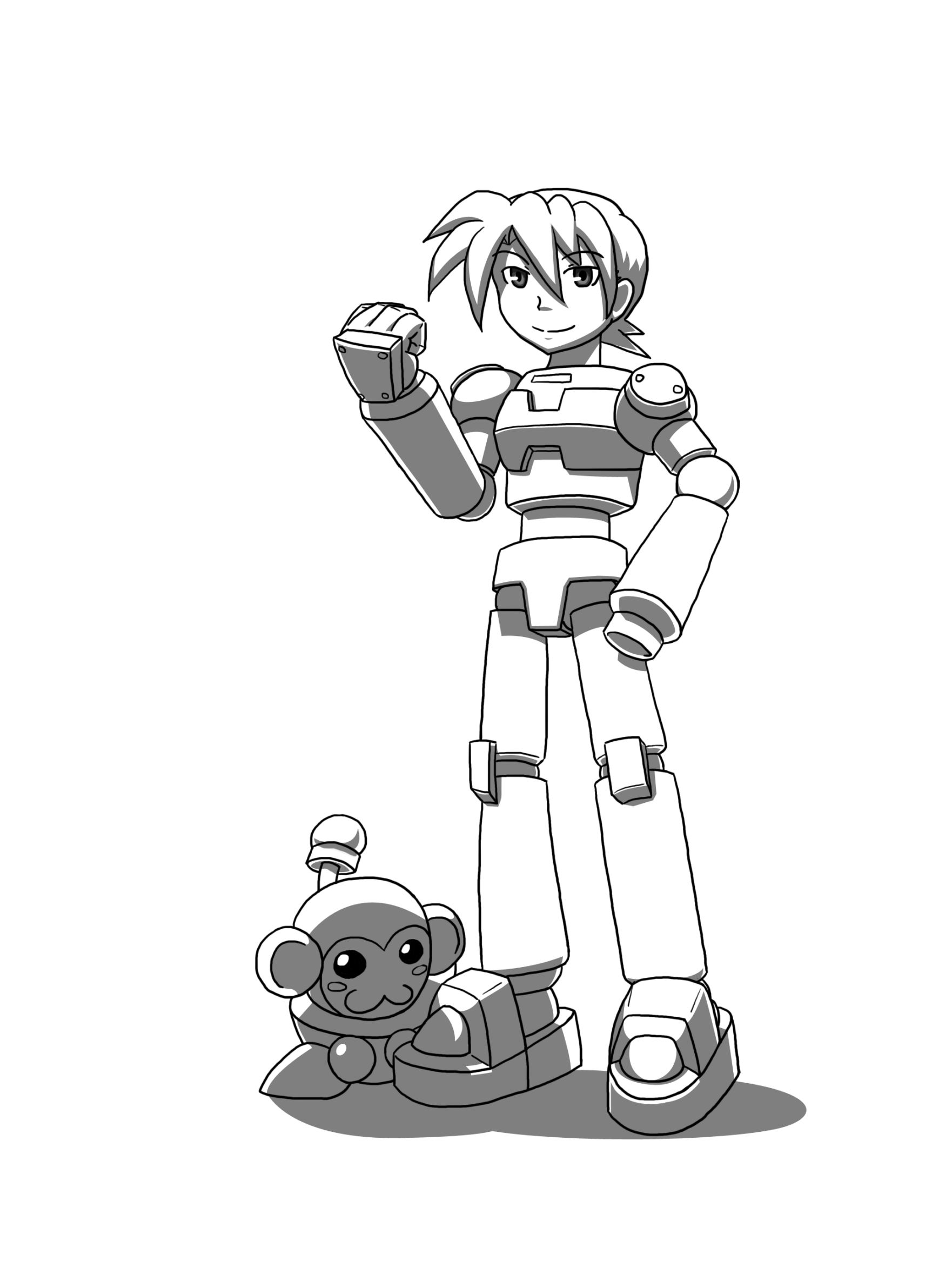 【繪圖】說好的洛克人Dash3呢 - a98082022的創作 - 巴哈姆特