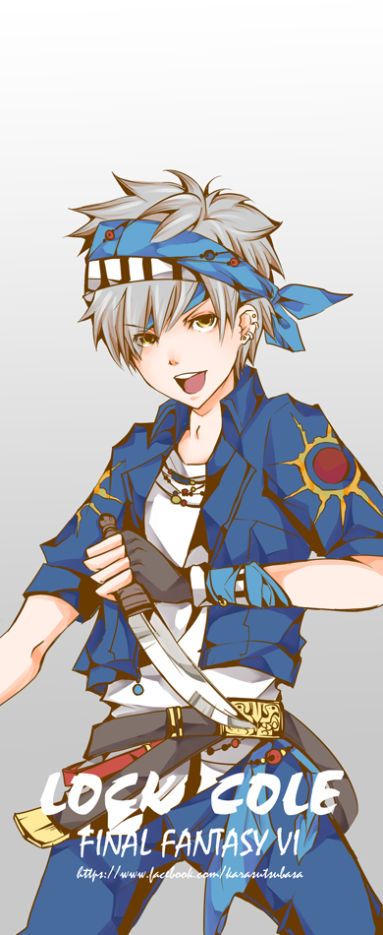 [達人專欄] FINAL FANTASY VI - EDGAR & LOCK - k061050的創作 - 巴哈姆特