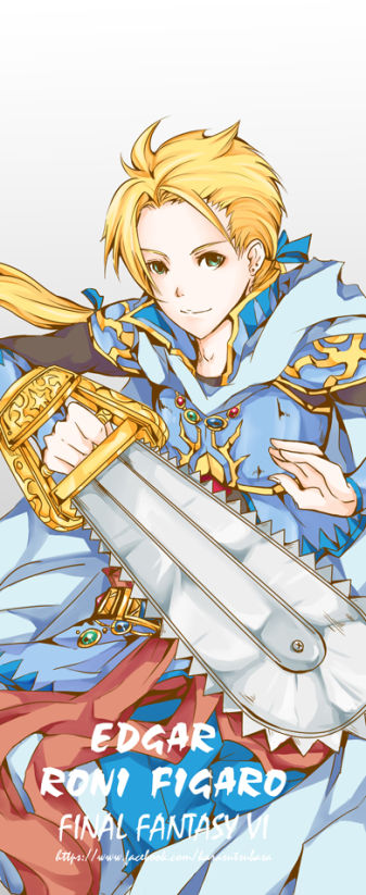 [達人專欄] FINAL FANTASY VI - EDGAR & LOCK - k061050的創作 - 巴哈姆特